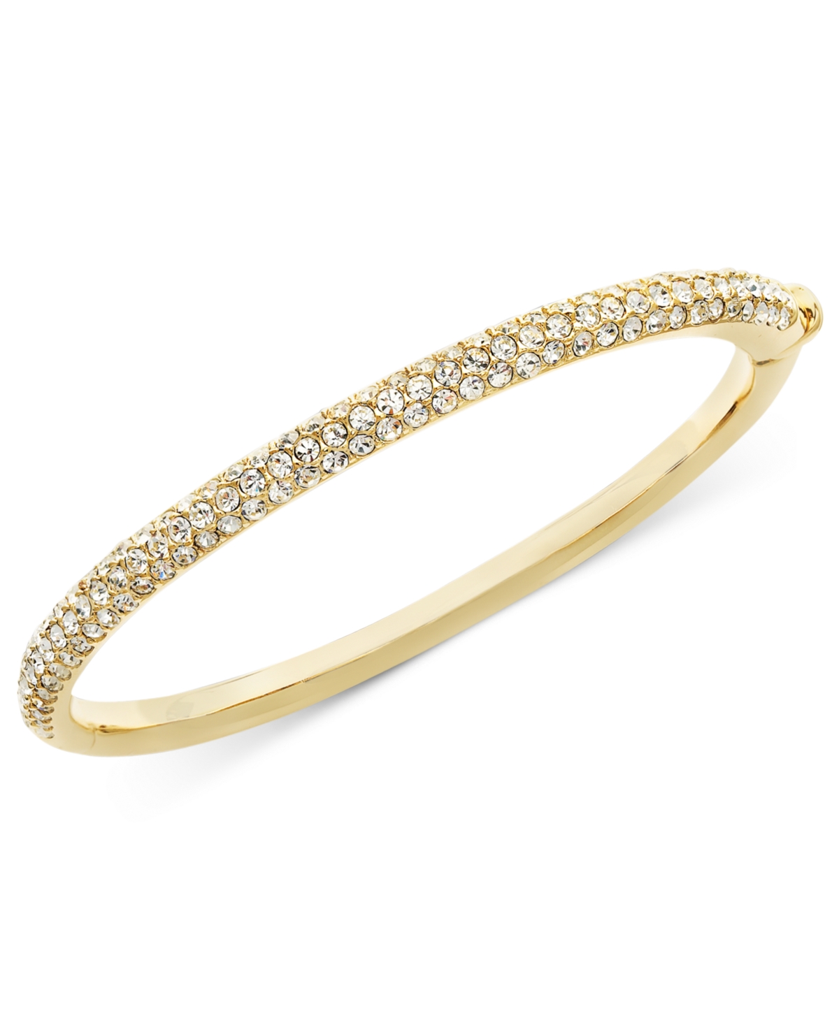 Click here for Eliot Danori Bracelet  Silver-Tone Crystal Bangle... prices