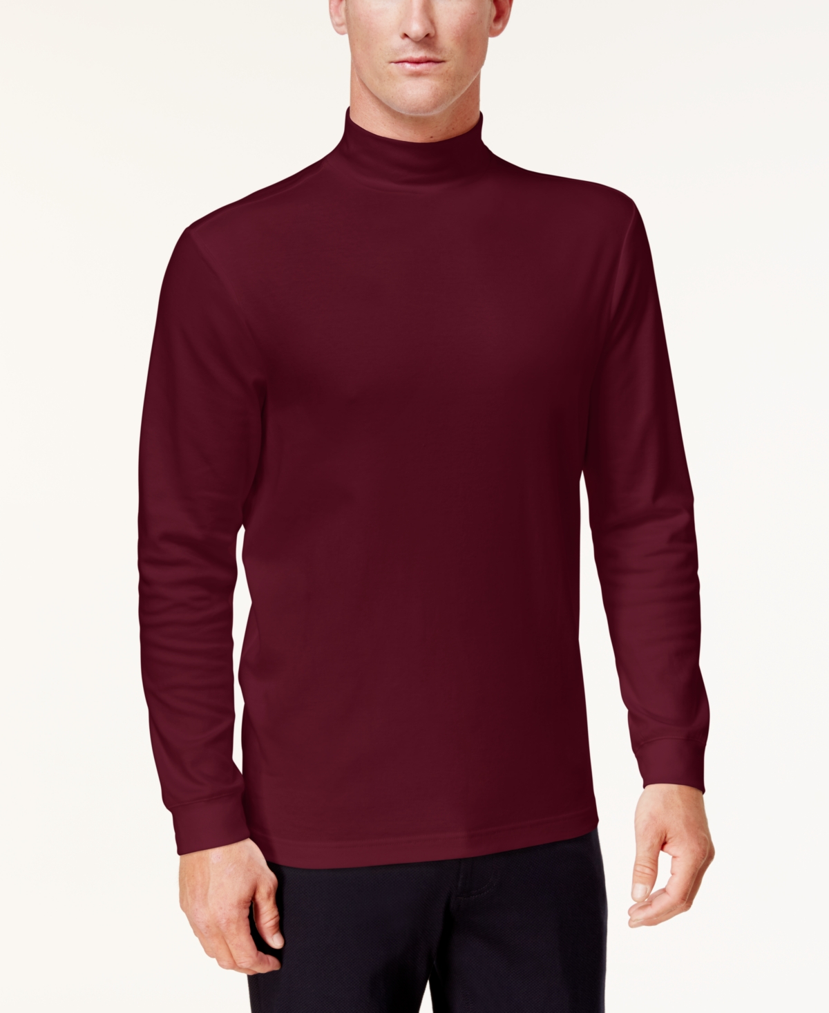 Click here for Club Room Mens Solid Mock Neck Shirt  Created for... prices