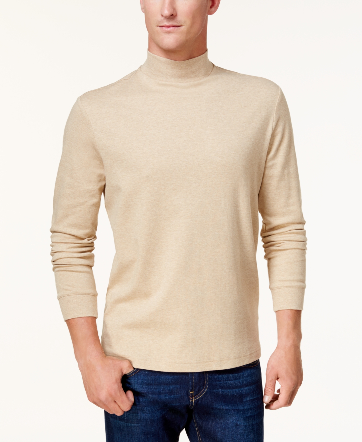 Click here for Club Room Mens Solid Mock Neck Shirt  Created for... prices