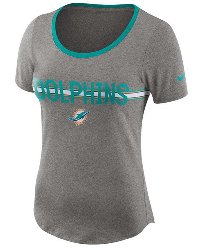 Nike Women's Miami Dolphins Strike Slub T-Shirt - Macy's