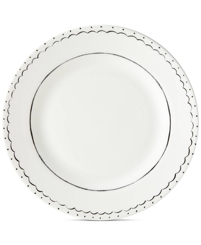 kate spade new york Union Square Doodle Dinner Plate - Macy's