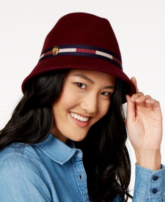 Vince Camuto Varsity Ribbon Cloche - Macy's