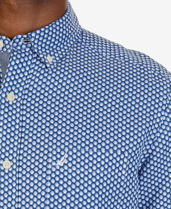 Nautica Men's Classic Fit Shell-Print Shirt - Macy's