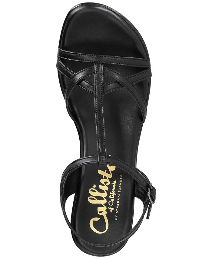Callisto Caressa Strappy Wedge Sandals - Macy's