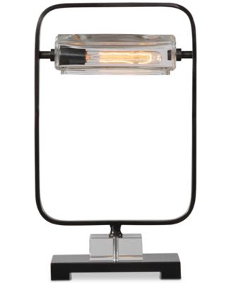 Uttermost Pilato Iron Industrial Table Lamp - Macy's