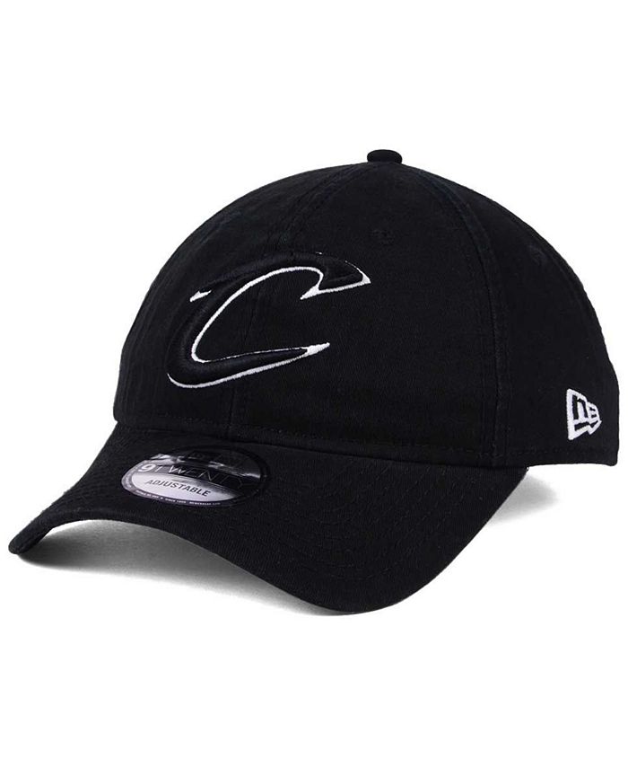 New Era Cleveland Cavaliers Black White 9TWENTY Cap - Macy's
