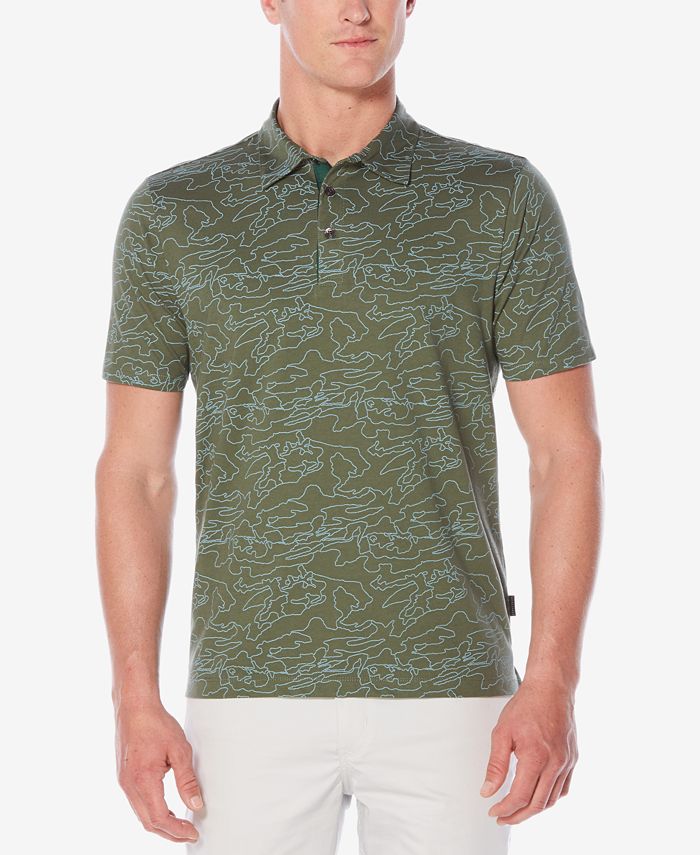 Perry Ellis Men's Print Polo - Macy's