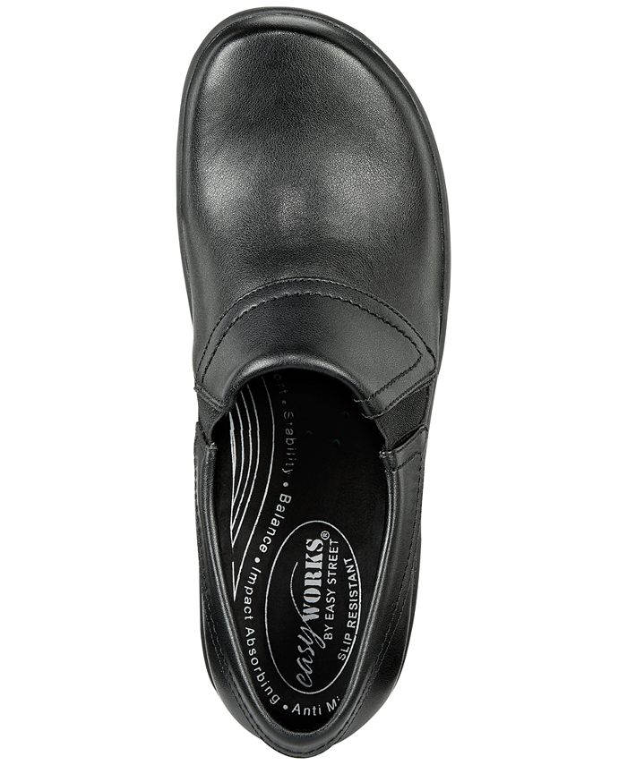 Easy Street Easy Works By Women's Assist Slip Resistant Clogs - Macy's