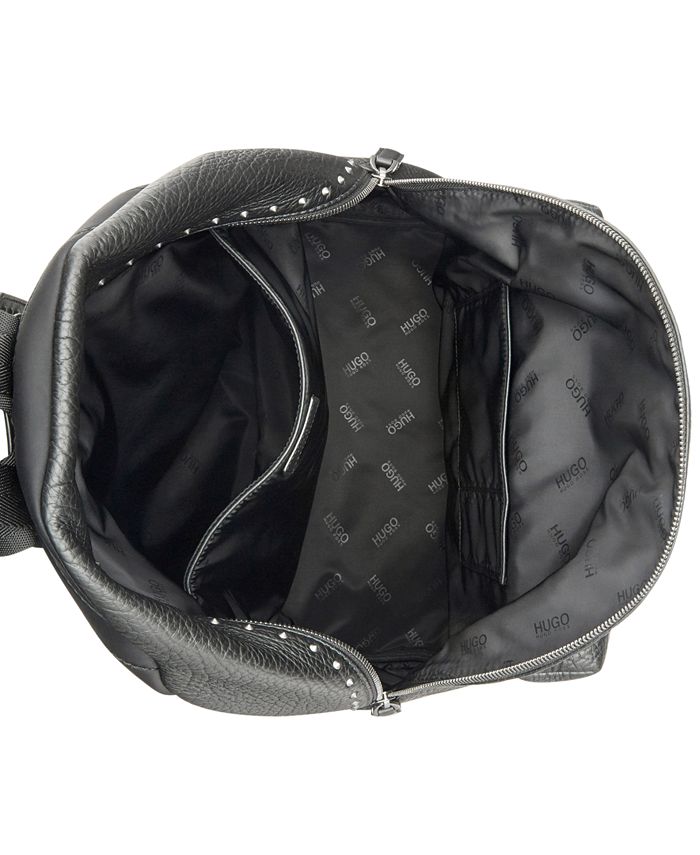 Hugo Boss Men's Studded Leather Backpack - Macy's