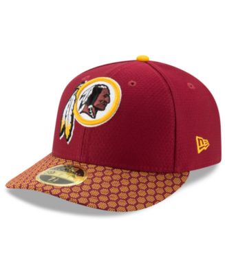 New Era Washington Redskins Sideline Low Profile 59FIFTY Fitted Cap ...
