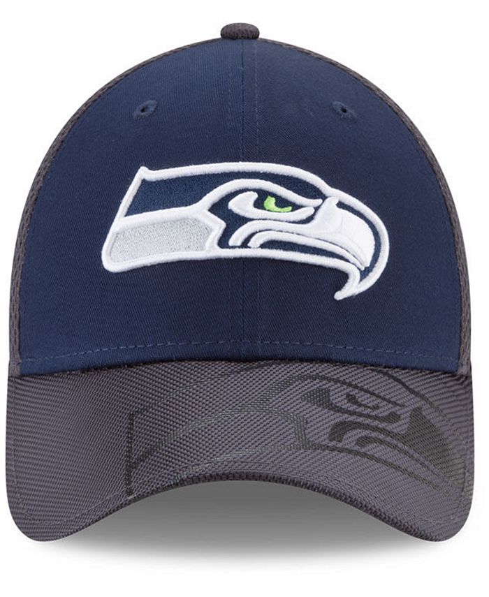 New Era Seattle Seahawks Visor Hit 39THIRTY Cap - Macy's