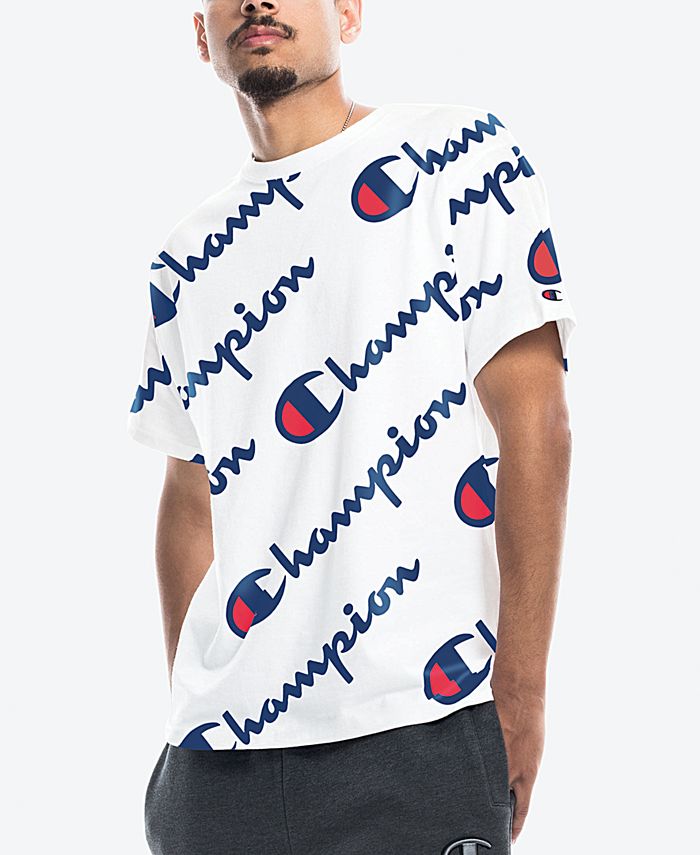 Champion Men's Heritage All Over Print T-Shirt - Macy's