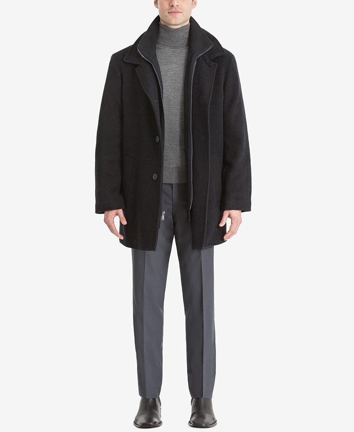 Calvin Klein Men's Big & Tall Coleman Overcoat - Macy's