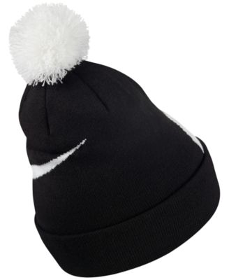 Nike Men's Exploded Swoosh Pom Pom Beanie - Macy's