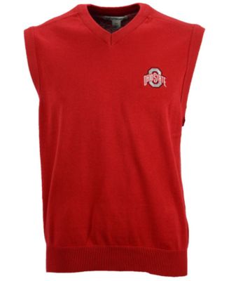 Cutter & Buck Men's Ohio State Buckeyes Broadview Sweater Vest - Macy's