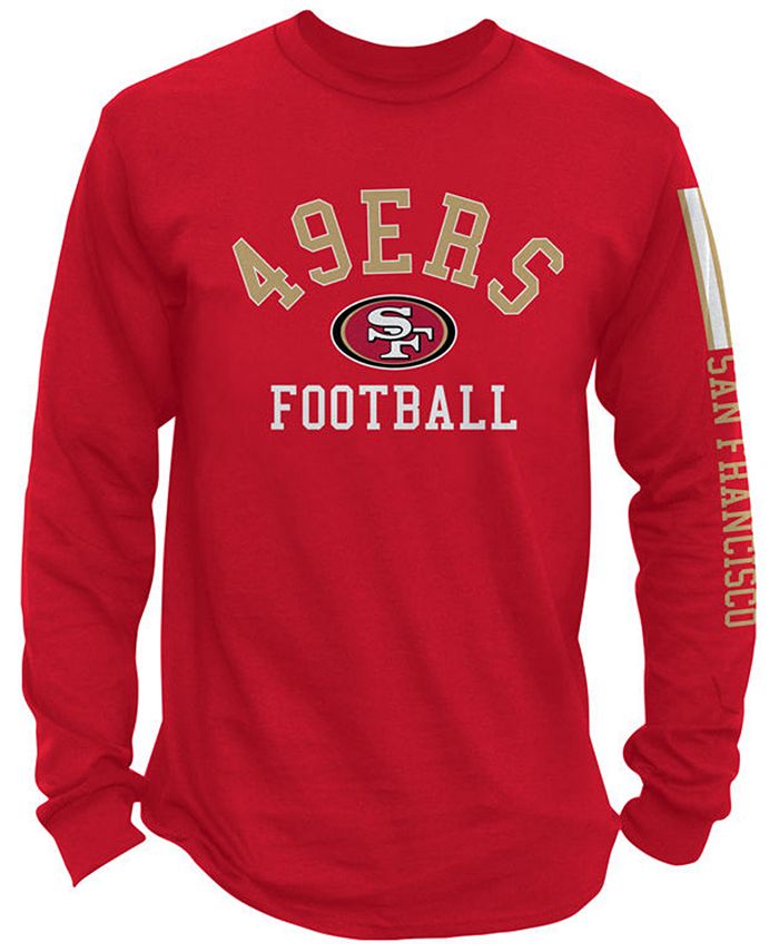 Authentic NFL Apparel Men's San Francisco 49ers Spread Formation Long ...