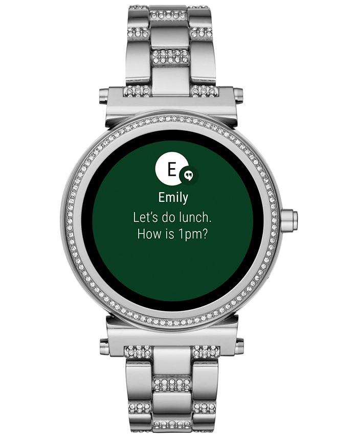 Michael Kors Access Women's Sofie Stainless Steel Bracelet Touchscreen ...