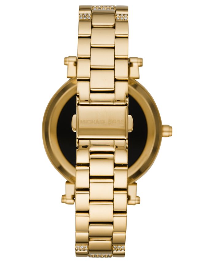 Michael Kors Access Women's Sofie Gold-Tone Stainless Steel Bracelet ...