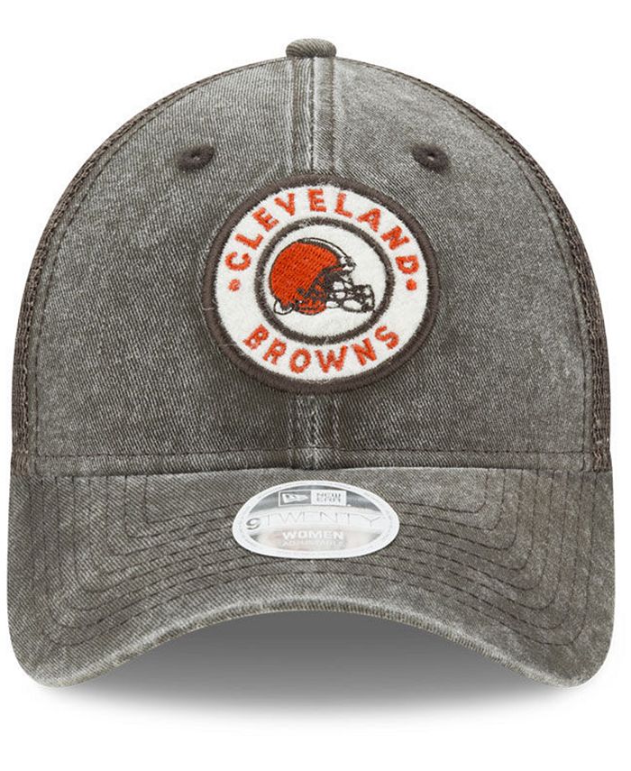 New Era Women's Cleveland Browns Perfect Patch 9TWENTY Snapback Cap ...