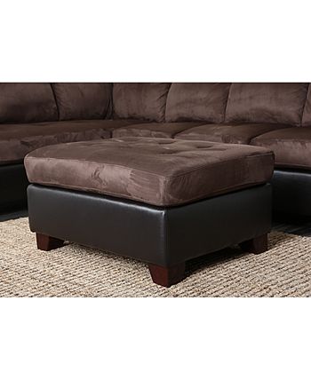 Abbyson Living Hemingway Ottoman, Quick Ship - Macy's