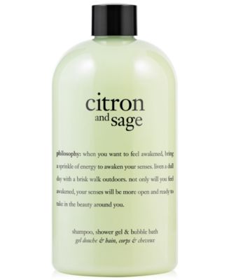 philosophy Citron & Sage Shampoo, Shower Gel & Bubble Bath, Created for ...