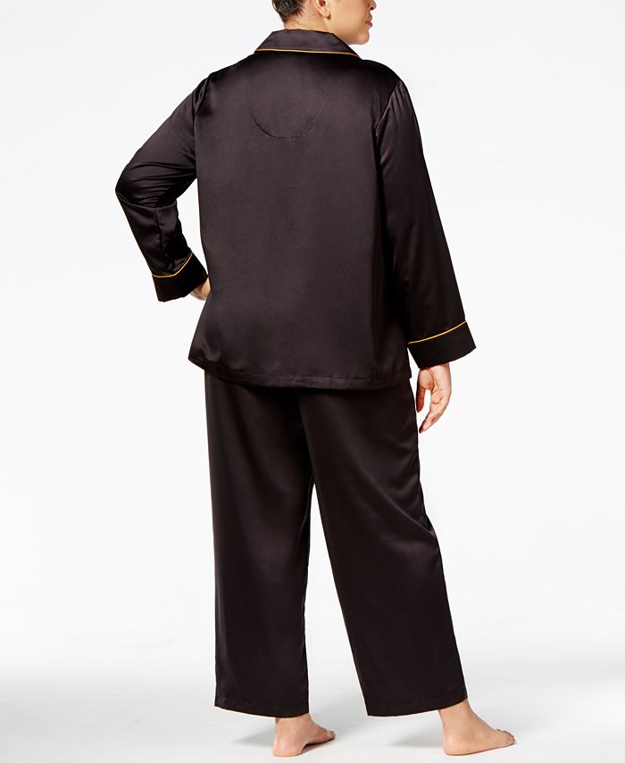 Lauren Ralph Lauren Plus Size Satin Pajama Set - Macy's