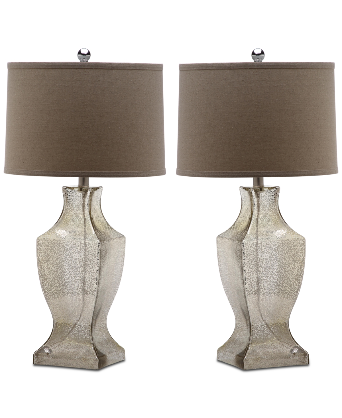 Click here for Safavieh Glass Bottom Set of 2 Table Lamps - Bronz... prices