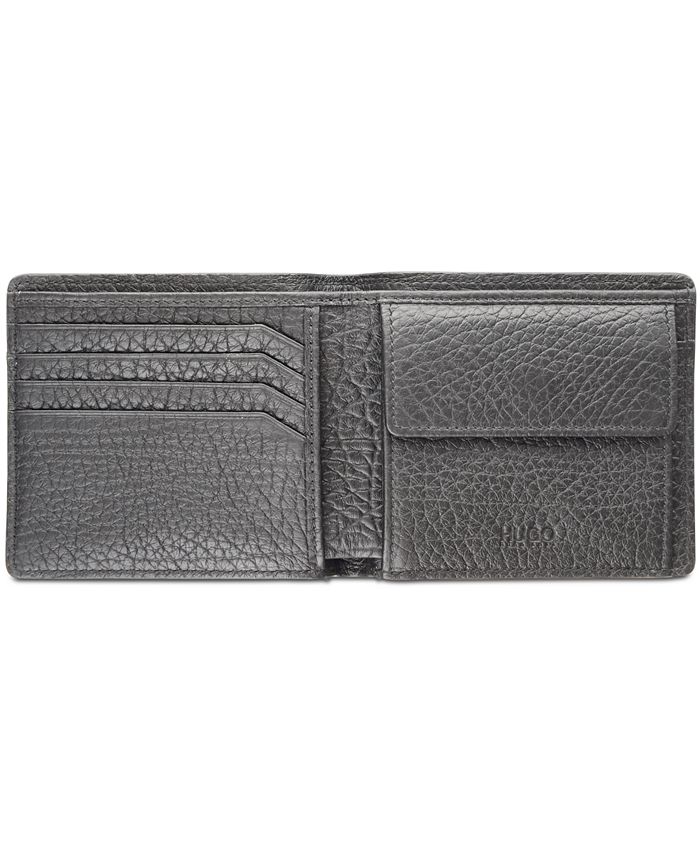 Hugo Boss Men's Leather Bifold Coin Wallet - Macy's