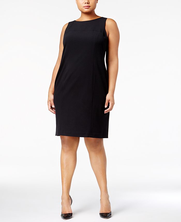 Nine West Plus Size Classic Sheath Dress - Macy's