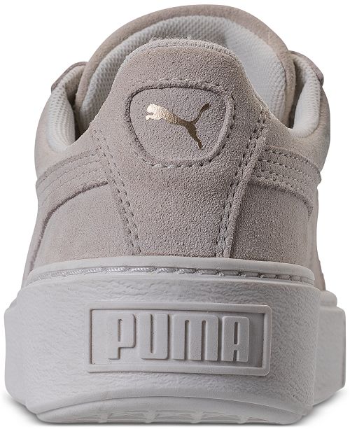 Puma Women's Suede Platform Crushed Gem Casual Sneaker & Reviews ...