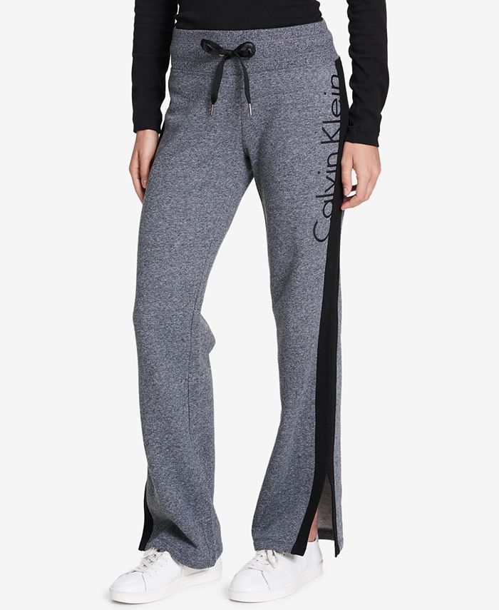Calvin Klein Vented-Hem Track Pants - Macy's