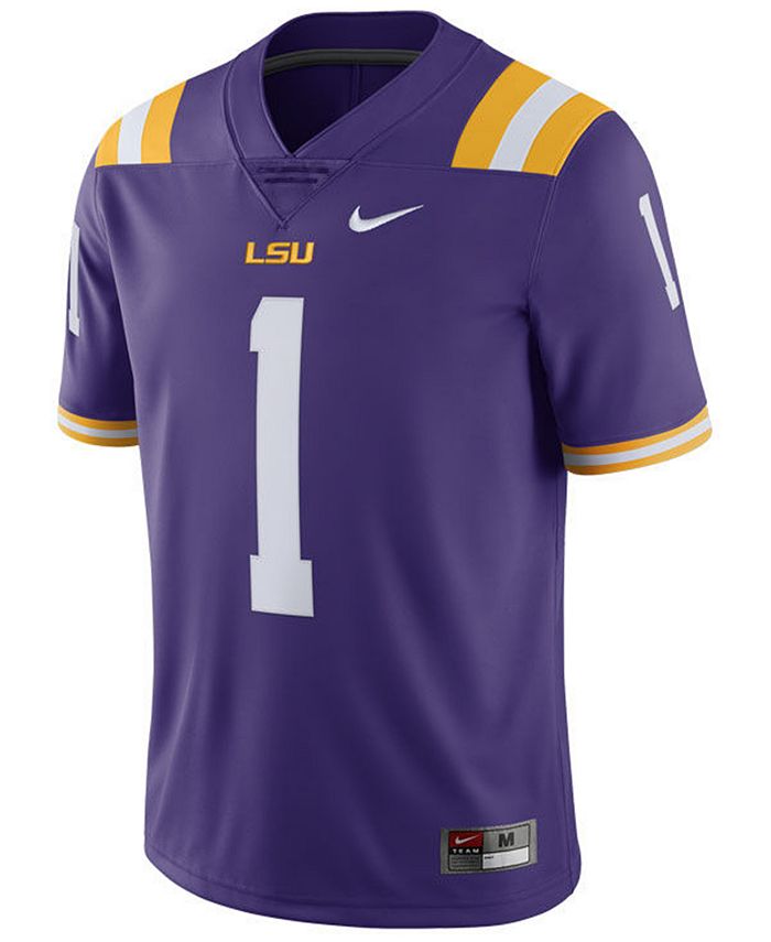 Nike Men's LSU Tigers Limited Football Jersey - Macy's
