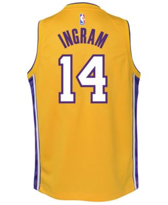 Nike Brandon Ingram Los Angeles Lakers Icon Swingman Jersey, Big Boys ...