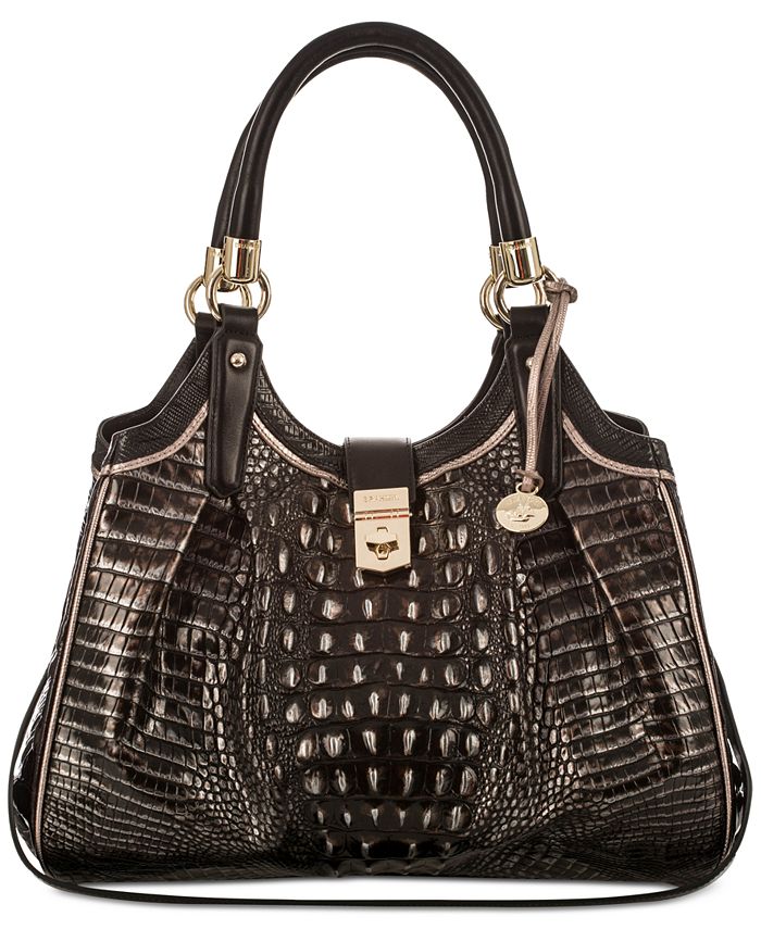 Brahmin Elisa Ironwood Alzette Medium Satchel - Macy's