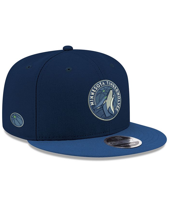 New Era Minnesota Timberwolves Basic Link 9FIFTY Snapback Cap - Macy's