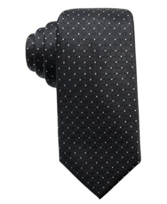 Ryan Seacrest Distinction™ Men's Victor Dot Grid Slim Silk Tie, Created ...