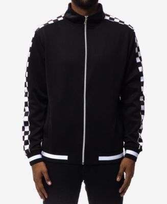 Hudson NYC Men's Checkered Track Jacket - Macy's