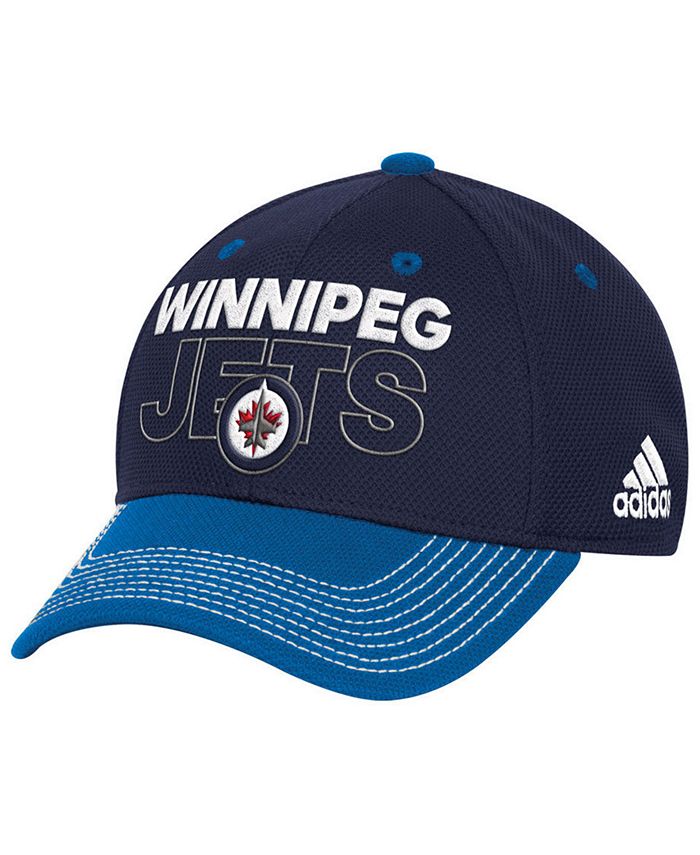 adidas Winnipeg Jets Locker Room Structured Flex Cap - Macy's