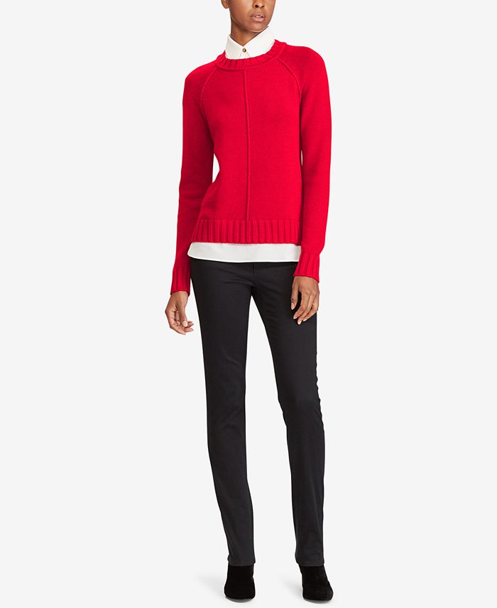 Lauren Ralph Lauren Layered-Look Sweater - Macy's
