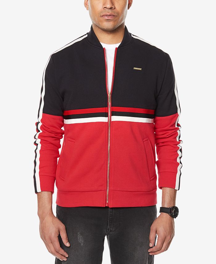 Sean John Men's Big & Tall Colorblocked Jacket - Macy's