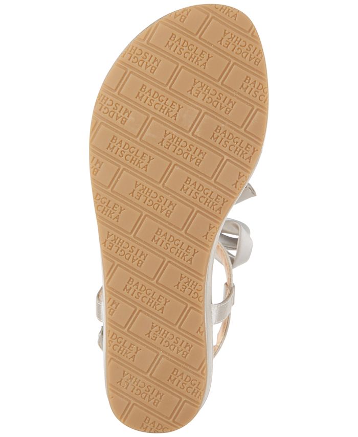Badgley Mischka Talia Pearl Bow Sandals, Little Girls (11-3) & Big ...