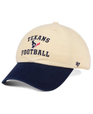 '47 Brand Houston Texans Steady Two-Tone CLEAN UP Cap - Macy's