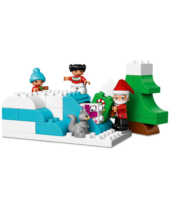 LEGO® DUPLO® 45-Pc. Town Santa's Winter Holiday 10837 - Macy's