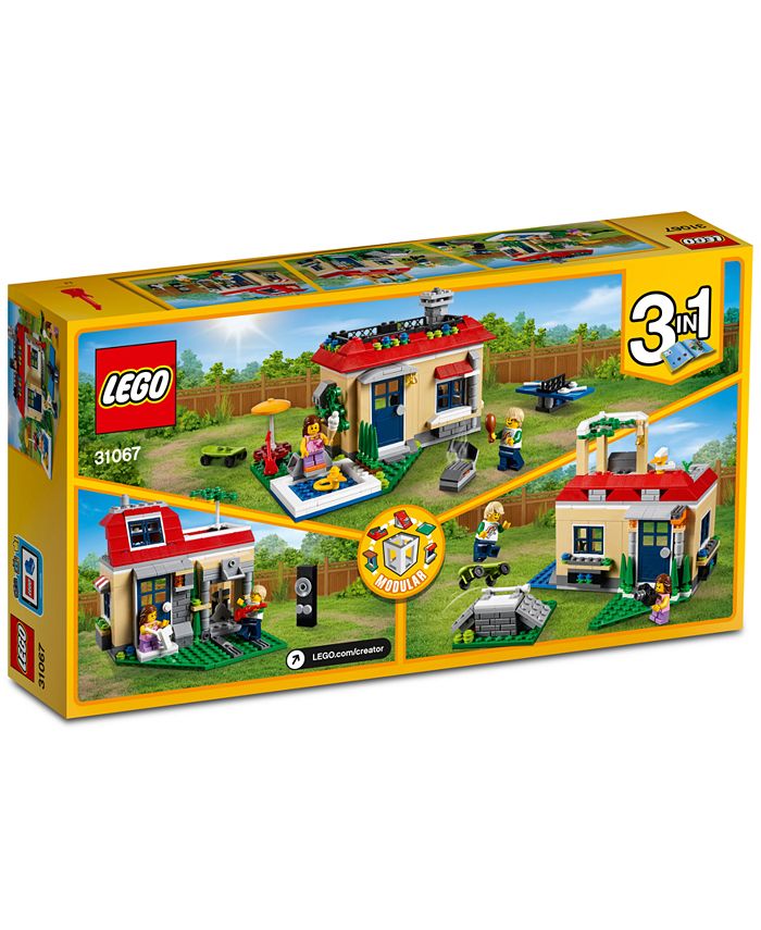 LEGO® 356-Pc. Creator Modular Poolside Holiday 31067 - Macy's
