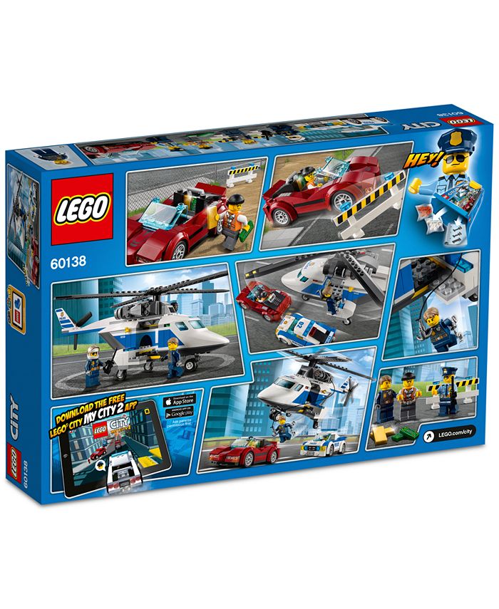 LEGO® City 294-Pc. Police High-Speed Chase 60138 - Macy's
