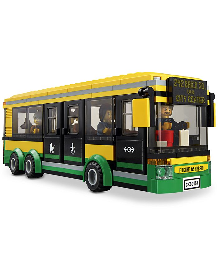 LEGO® City 337-Pc. Town Bus Station Set 60154 - Macy's