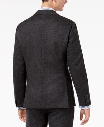 Bar III Men's Slim-Fit Gray Knit Suit Jacket, Created for Macy's - Macy's