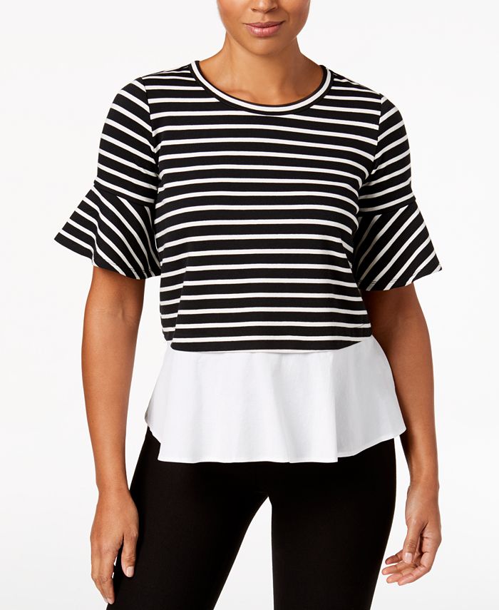 JPR Split-Back Layered-Look Top - Macy's
