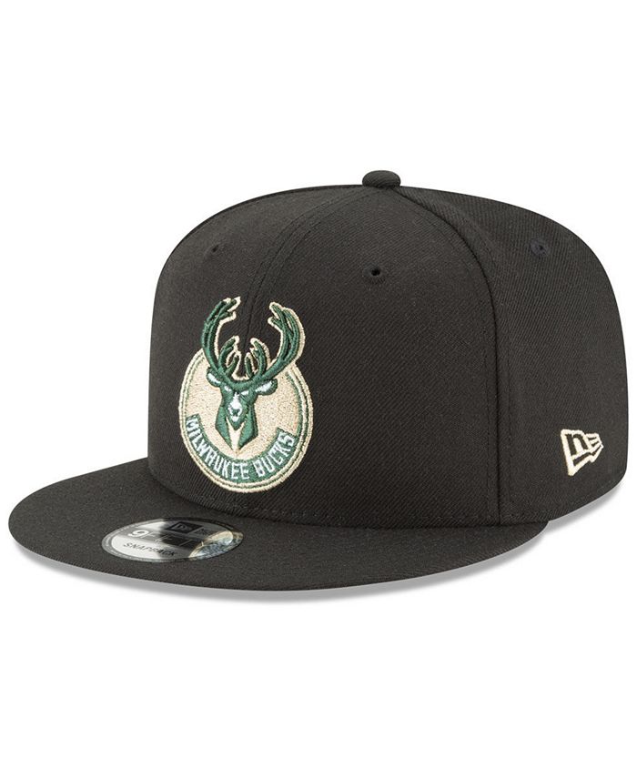 New Era Milwaukee Bucks Team Metallic 9FIFTY Snapback Cap - Macy's