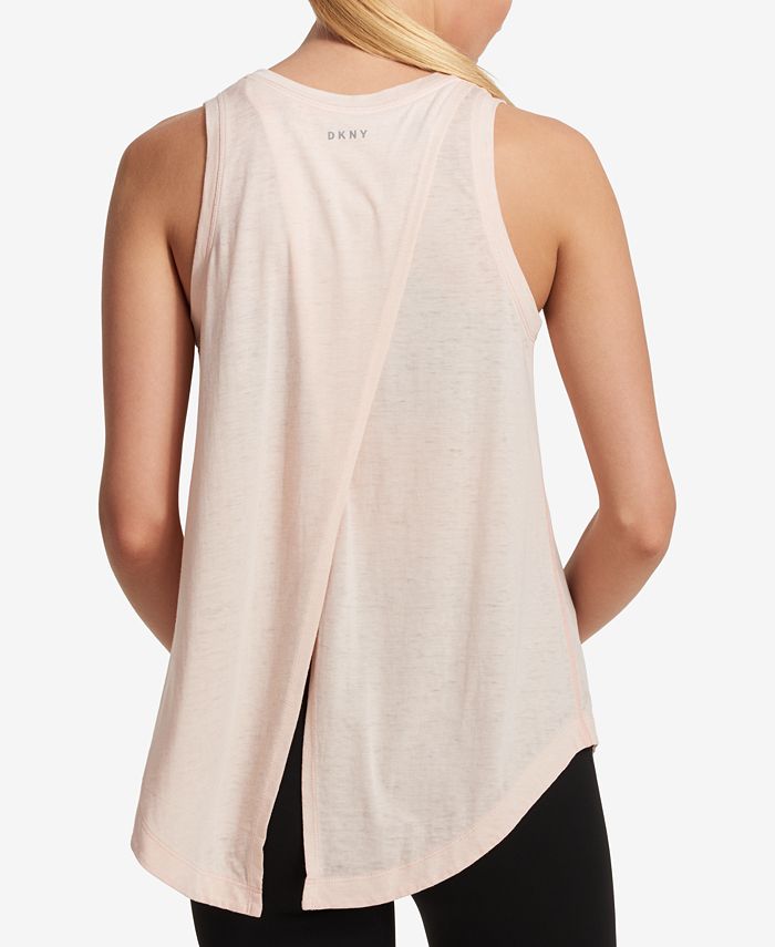 DKNY Sport Crossover-Back Tank Top - Macy's